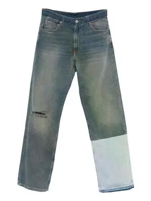 MAISON MARGIELA Colourblock Jeans - Blue