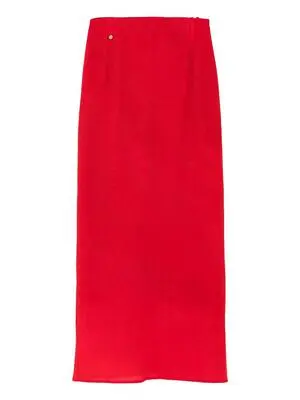 SAMUEL GUÌ YANG A-line Skirt - Red