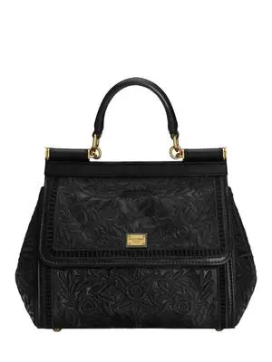 Dolce & Gabbana Medium Sicily Tote - Black