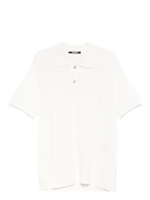 Jacquemus Le Maille Polo Shirt - White