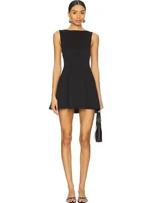 ALL THE WAYS Sonya Flare Mini Dress - Black