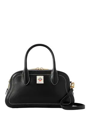Bally Unda Leather Tote - Black