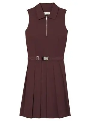 Tory Burch Half-sleeve Golf Dress - Dark Sangria