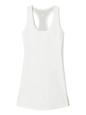 Tory Burch Performance Mesh Tennis Dress - Snow White