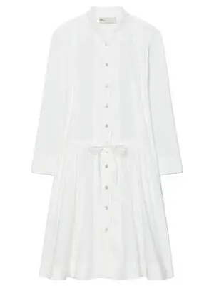 Tory Burch Mini Cotton Dress - White