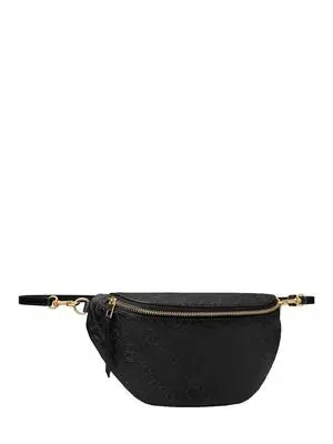 Tory Burch T Monogram Leather Belt Bag - Black