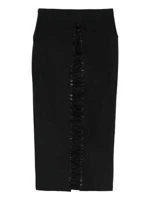 MAISON CLOSE Nuit Infinie Pencil Skirt - Black