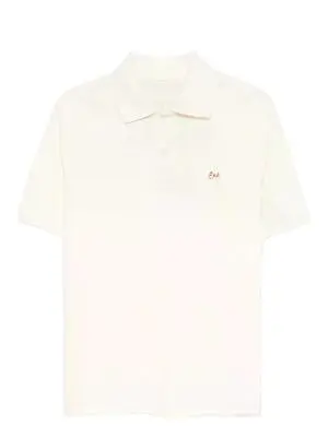 ERL Logo-patch Polo Shirt - Neutrals