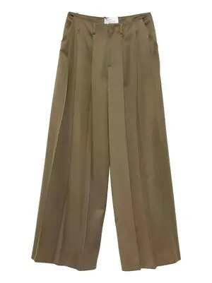 Giuseppe Di Morabito Virgin Wool Trousers - Green