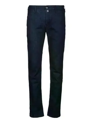 Jacob Cohen Jacob Cohën Logo-Tag Trousers Blue