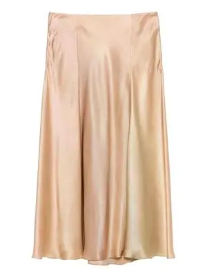 ALBERTA FERRETTI Alberta Ferretti Satin Midi Skirt