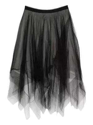 MARC LE BIHAN Tulle Midi Skirt - Black
