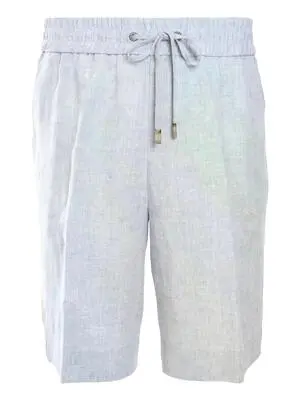 Peserico Linen Shorts - Blue