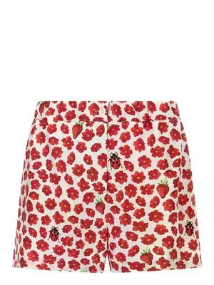 Versace Strawberry Garden Boxer Shorts - Red