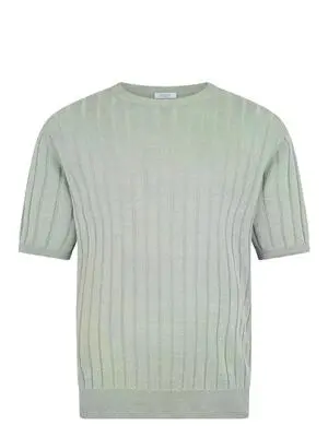Boglioli Ribbed-knit T-shirt - Green