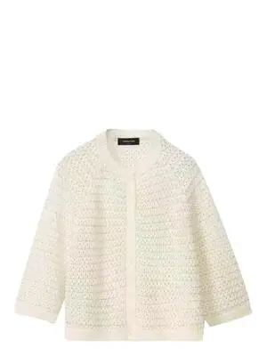 Fabiana Filippi Open-knit Cardigan - White