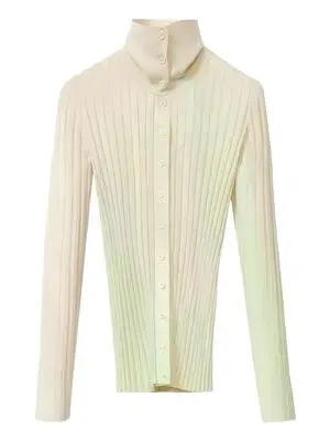Fabiana Filippi Chunky-ribbed Cardigan - White