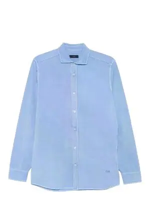 FAY Cotton Jersey Shirt - Blue
