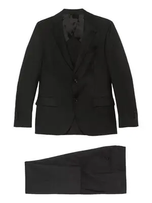 LARDINI Wool Suit - Black
