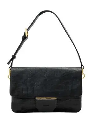 ALLSAINTS Ondine Leather Shoulder Bag - Black