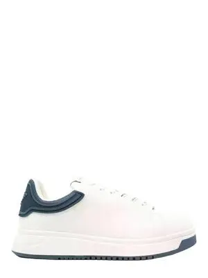 Emporio Armani Leather Sneakers - White