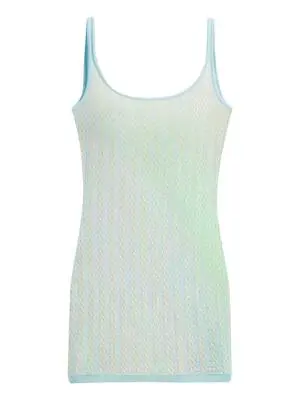 Jacquemus Knitted Mini Dress - Blue