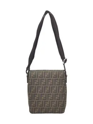 Fendi Zucca Coated Canvas Messenger - Brown