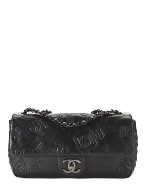 CHANEL Embossed Flap Bag