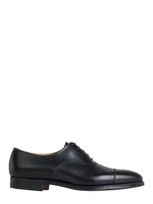 Crockett & Jones Leather Oxford Shoes - Black