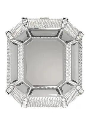 Judith Leiber Emerald-cut Ring Minaudiere - Silver