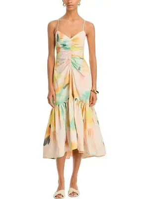 A.L.C. Lindsey Midi Dress - Floral Multi