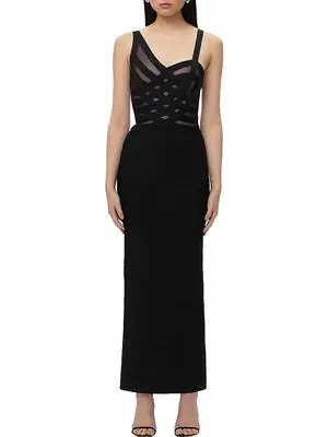Herve Leger Adeline Gown - Black
