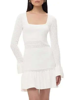 Herve Leger Colette Mini Dress - Alabaster
