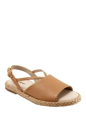 Trotters Pepper Slingback Espadrille Sandal - Tan