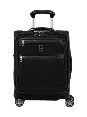 TRAVELPRO Platinum Elite Softside Expandable Carry-On Spinner Luggage Shadow Black
