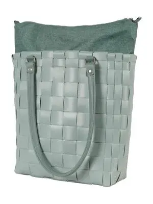 HANDED BY Handed By Soho Recycled Plastic Handbag Grey/green