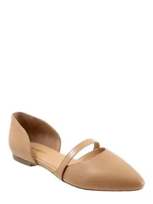 Trotters Emory D'orsay Flat - Beige