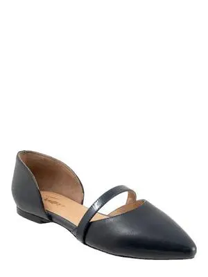 Trotters Emory D'orsay Flat - Navy