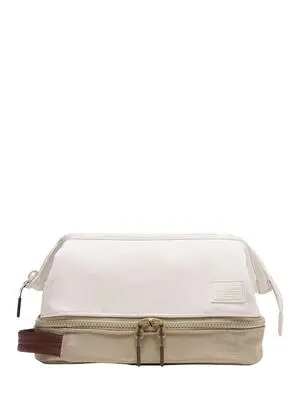 Lululemon Dual-Compartment Toiletry Bag Light Ivory/sheer Oak/lava Cake