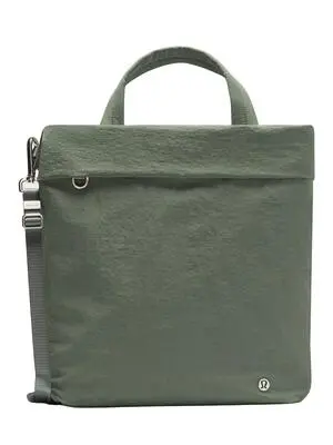 Lululemon On My Level Tote Bag 20l - Willow Leaf/silver