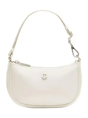 Lululemon City Essentials Mini Shoulder Bag - Light Ivory/silver