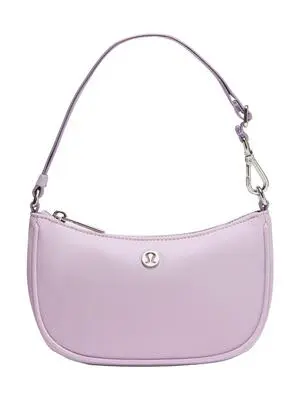 Lululemon City Essentials Mini Shoulder Bag - Lilac Play/silver