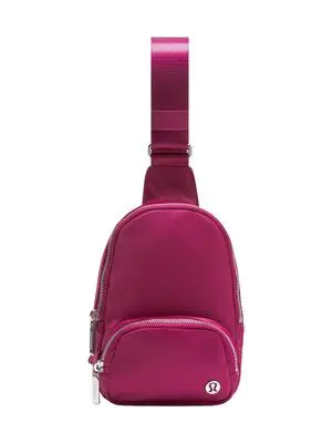 Lululemon Everywhere Sling Bag Small 2l - Raspberry Rave/silver
