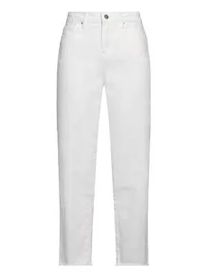 Armani Exchange Cotton Denim Tapered Jeans - White