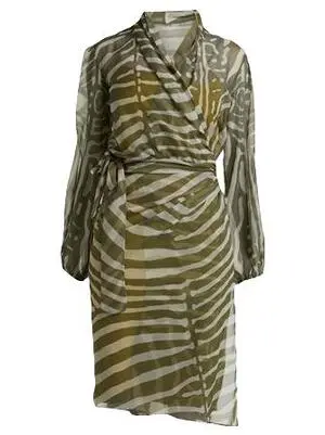 Chiara Boni La Petite Robe Mini Wrap Dress - Green