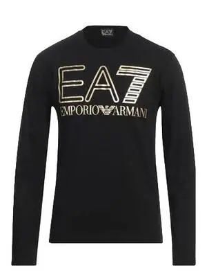 EA7 T-shirt Size Cotton - Black