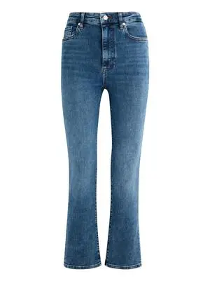 FRAME The Pencil Crop Skinny Jeans - Dark Blue