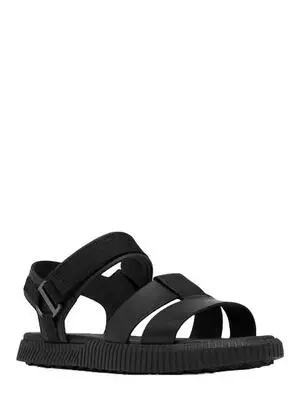Sorel SOREL Ona Ave Ankle Strap Sandal Black/ Black