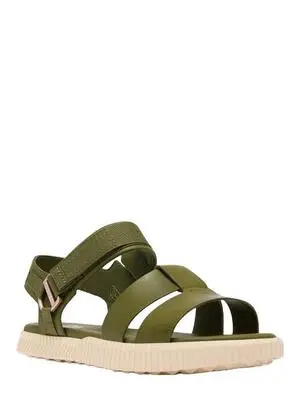 Sorel SOREL Ona Ave Ankle Strap Sandal Utility Green/ Bleached