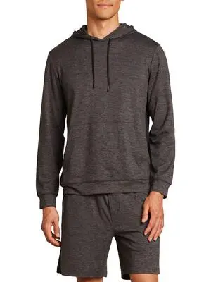 Barefoot Dreams Malibu Collection® Butterchic Hoodie - Heather Carbon